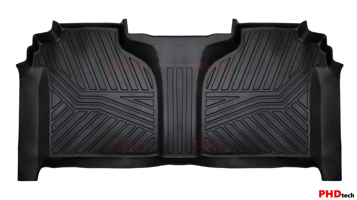 3D Moulded Floor Mats (Rear mats) fit Chevrolet Silverado 1500/2500/35 ...
